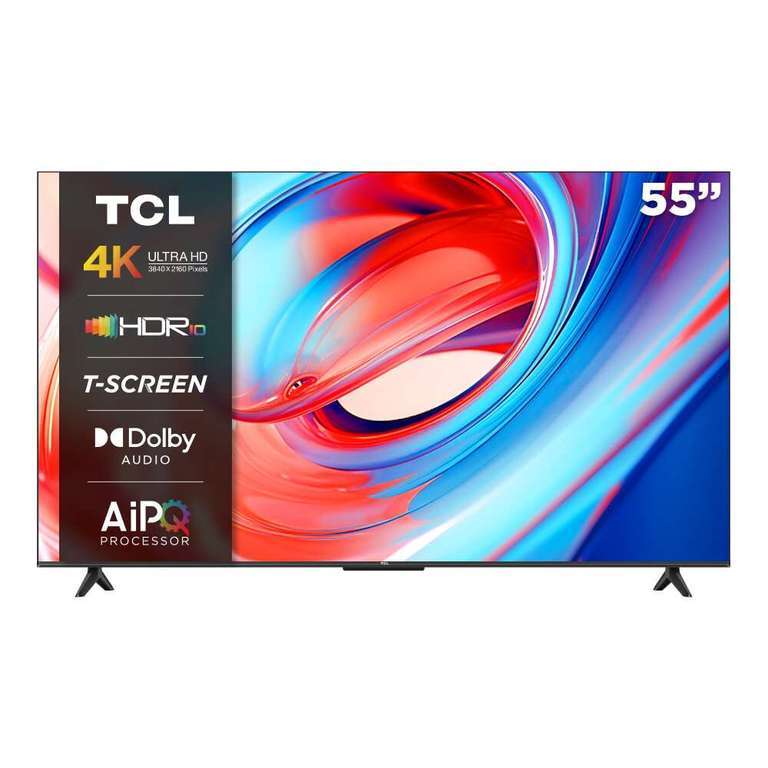 МСК, СПБ и др. Телевизор TCL 55V6B (55", 4K, Google TV) с картой Ozon ...
