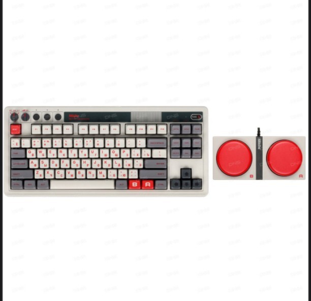 Клавиатура проводная + беспроводная 8BitDo Retro Mechanical Keyboard ...